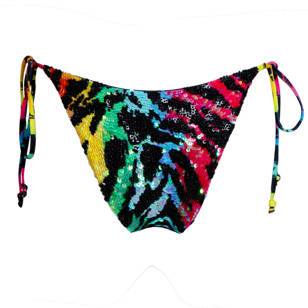 Hand-Sequined Elektra - Rainbow Tiger – SEAQUEEN